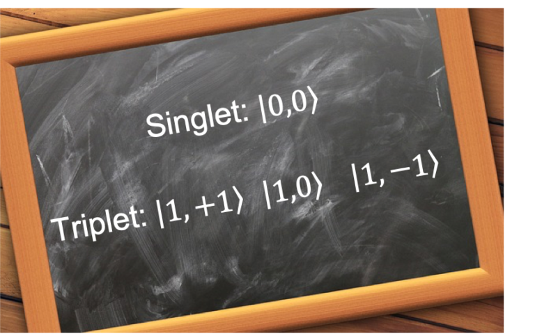 The singlet and triplet states - Mono Mole